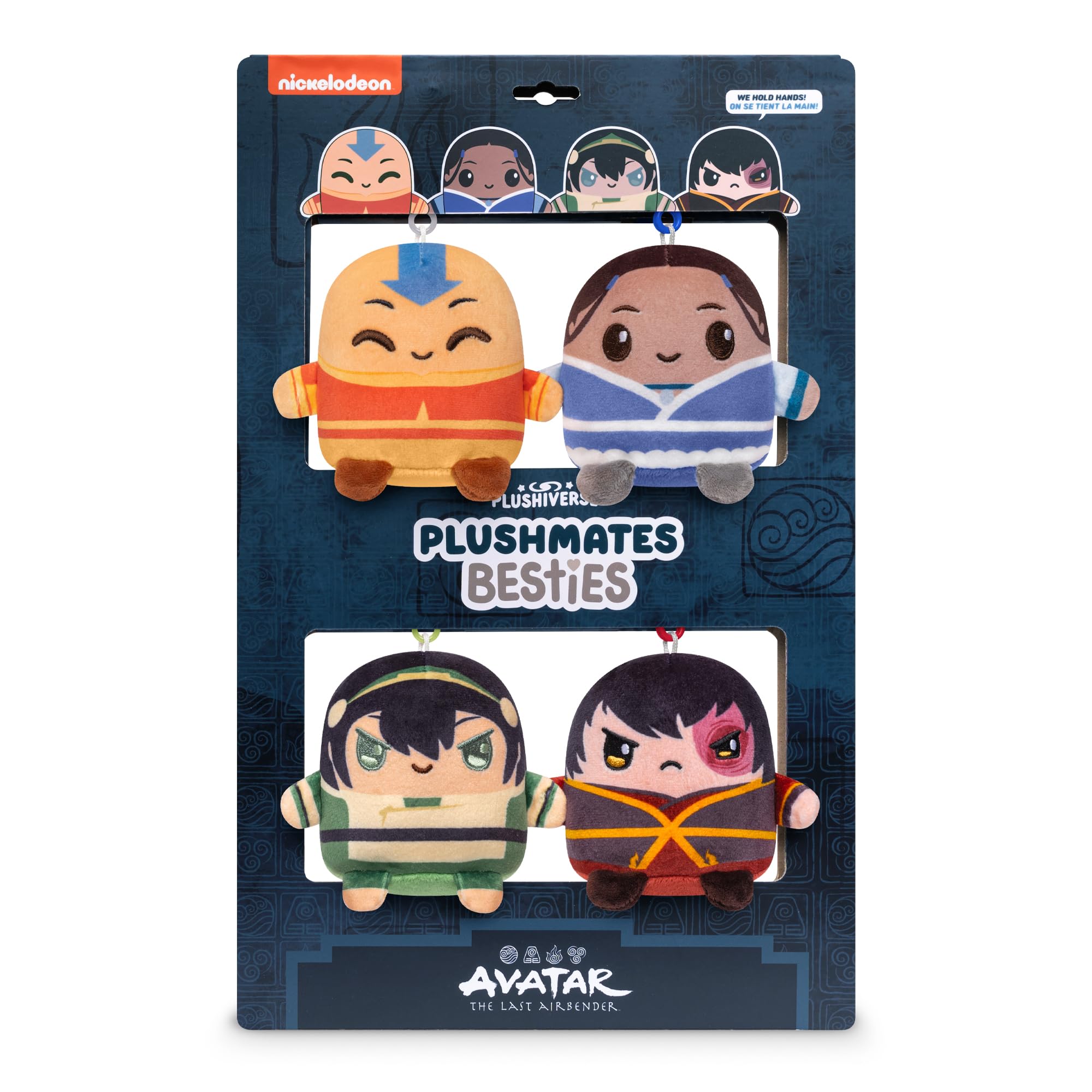 Snapklik.com : TeeTurtle Avatar The Last Airbender Besties Keychains 4 ...