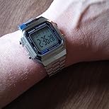 Amazon.com: Casio Men's Vintage A178WA-1A Silver Stainless-Steel Quartz Watch with Grey Dial ...