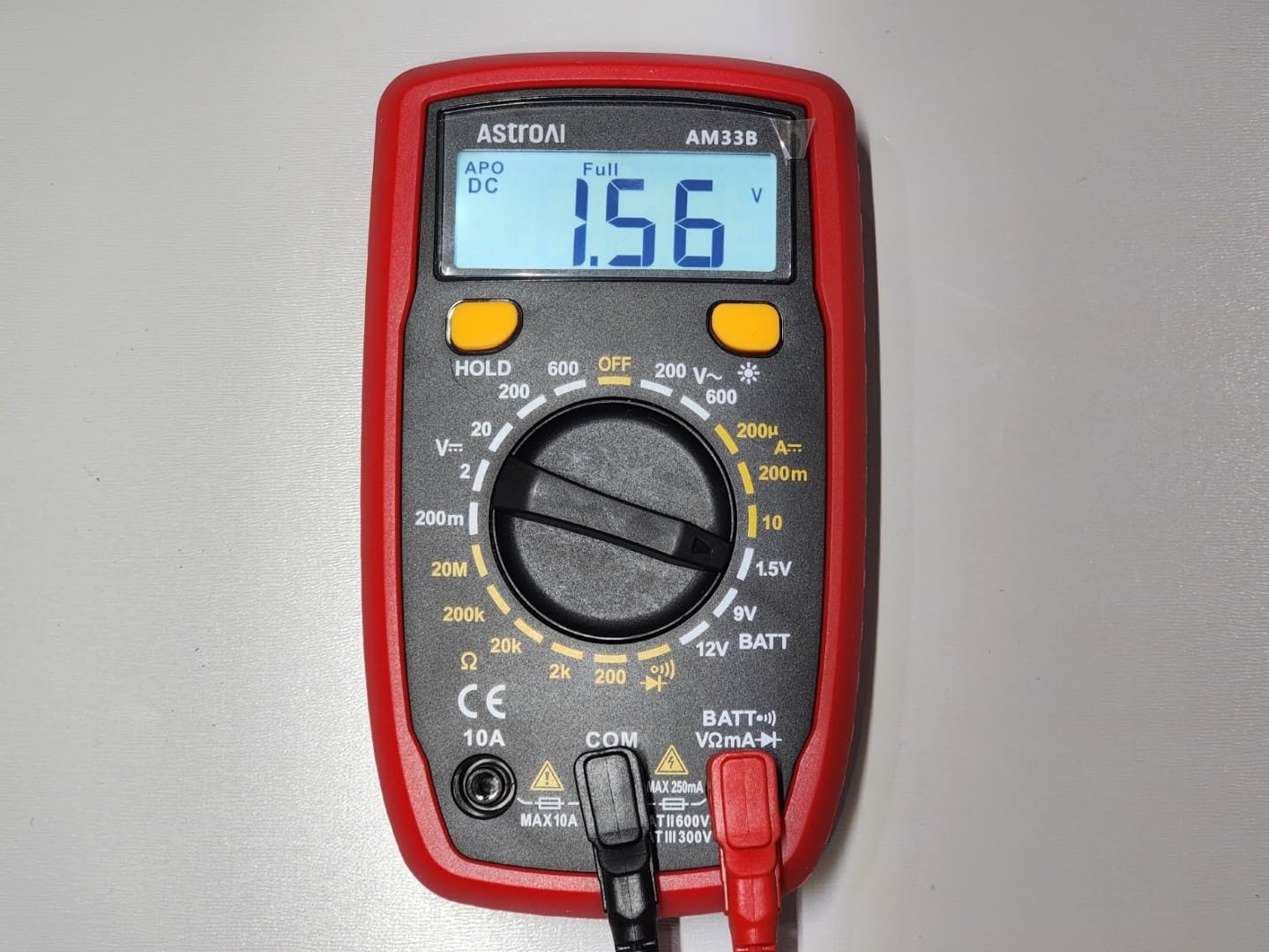 AstroAI Digital Multimeter Tester 2000 Counts (AM33B) with DC AC ...
