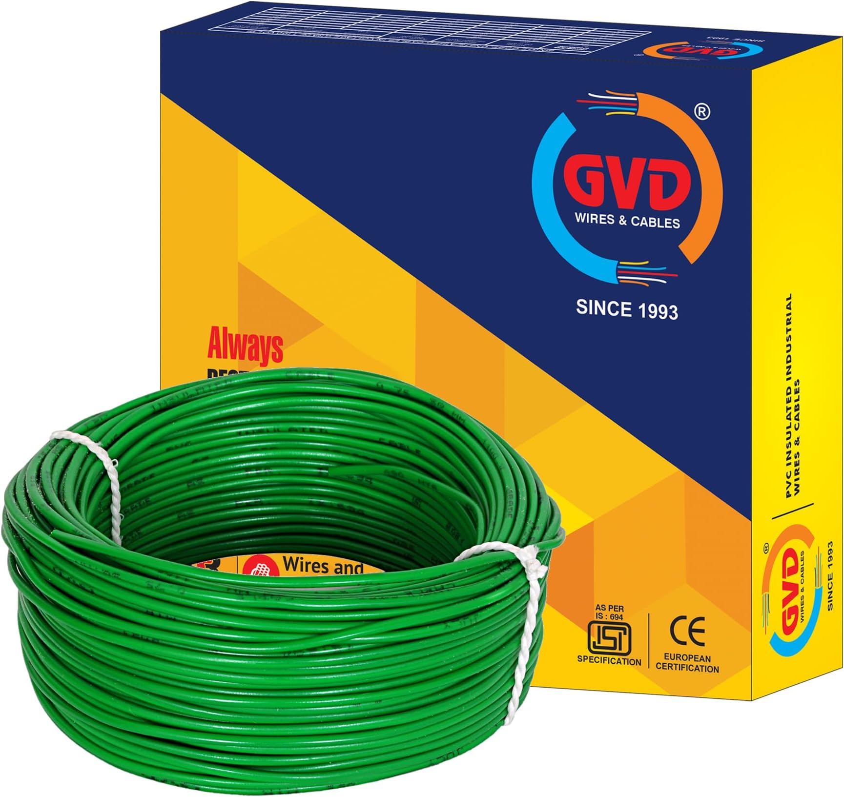 FR PVC Single Core 1.5MM flexible Copper wire for Home & Domestic ...