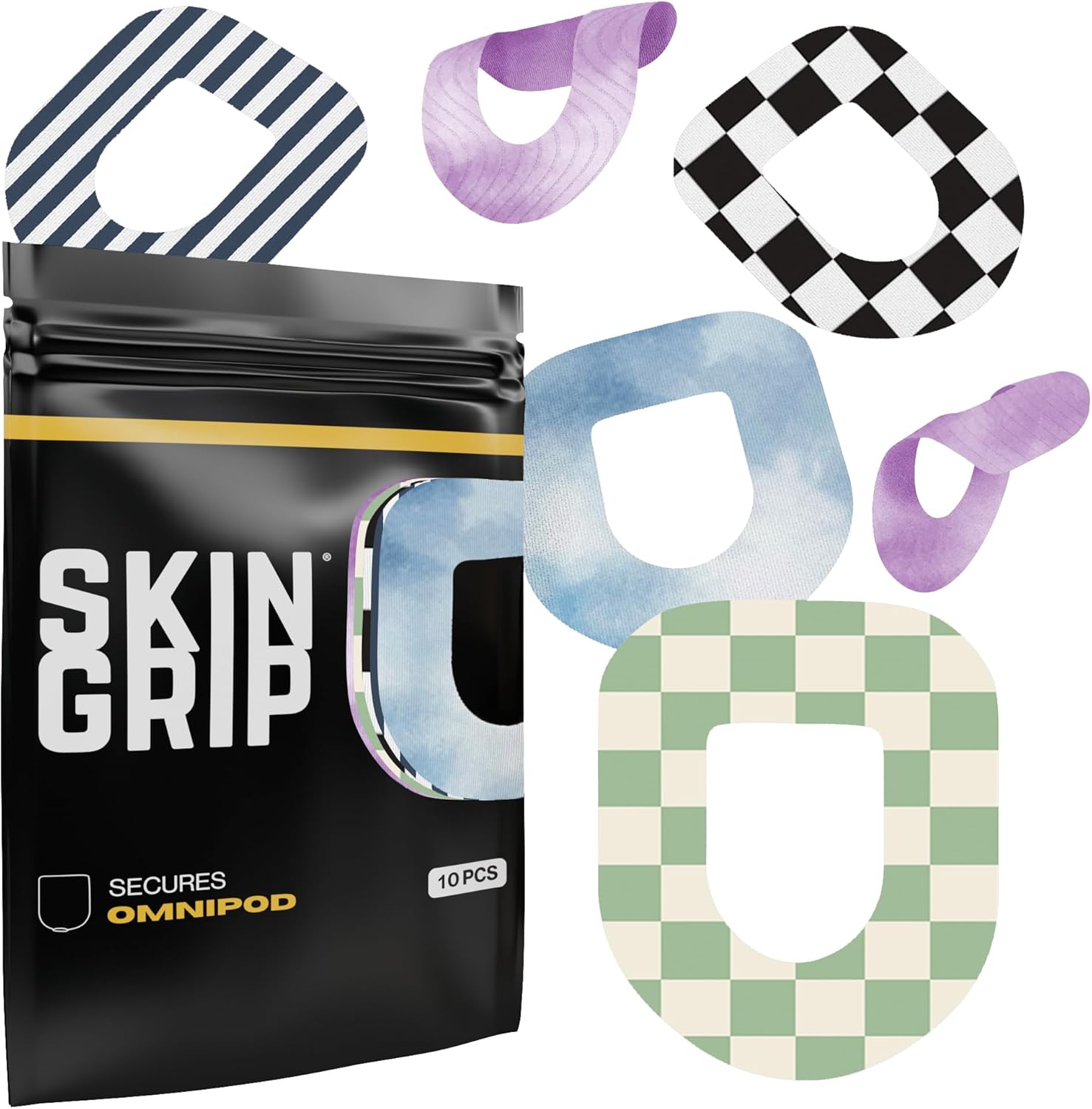 Amazon.com: Skin Grip Adhesive Patches for Omnipod Insulin Pump ...