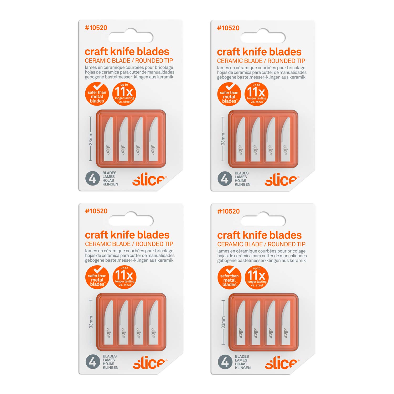 Snapklik.com : 10520-CS Craft Blades, Fits Most Craft Handle Knives ...