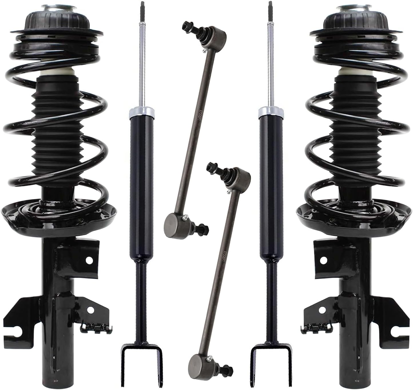 Amazon.com: Front Strut Shock Assembly w/Coil Spring for Dodge Dart ...