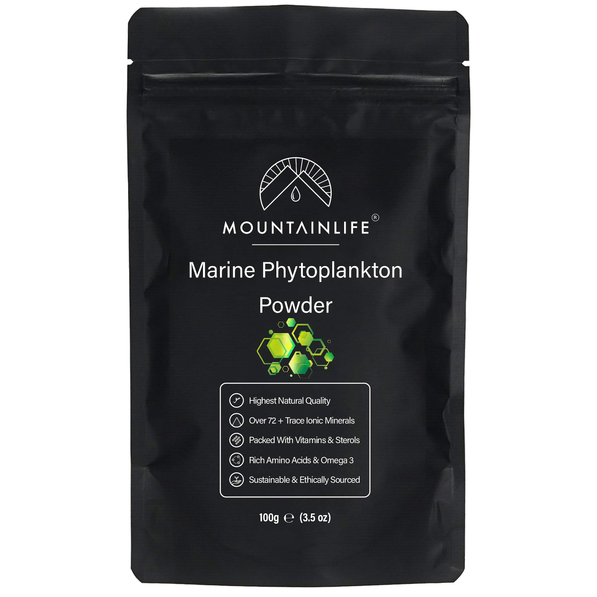 Mountainlife Marine Phytoplankton Powder 100g Highest Natural Quality ...