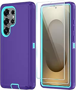 Amazon.com: ONOLA Compatible with Samsung Galaxy S25 Ultra Case with HD Screen Protector, Heavy ...