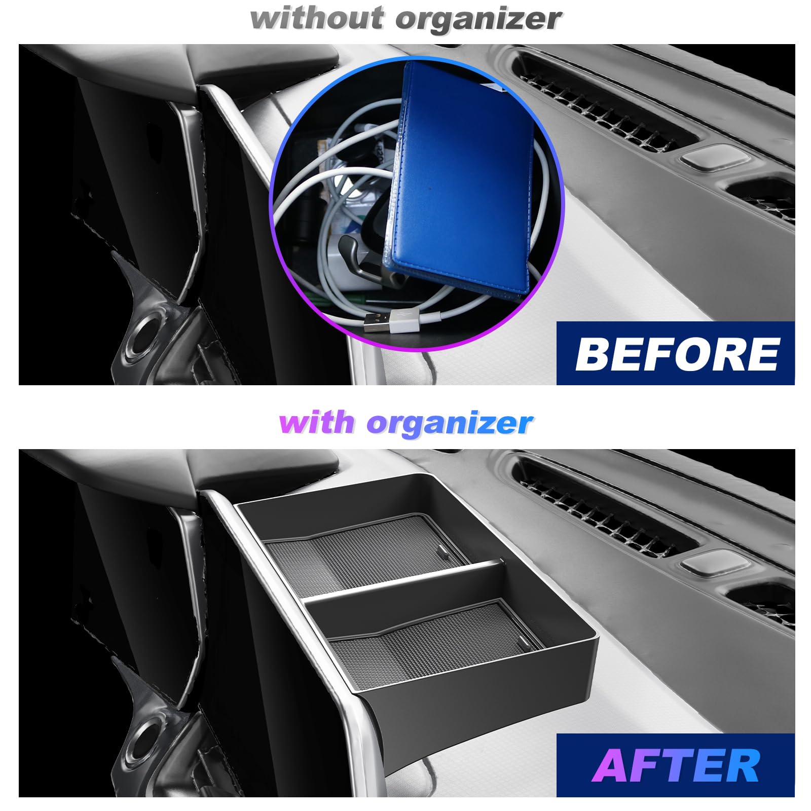 Snapklik.com : For 2024 2025 Chevrolet Trax Center Console Organizer ...