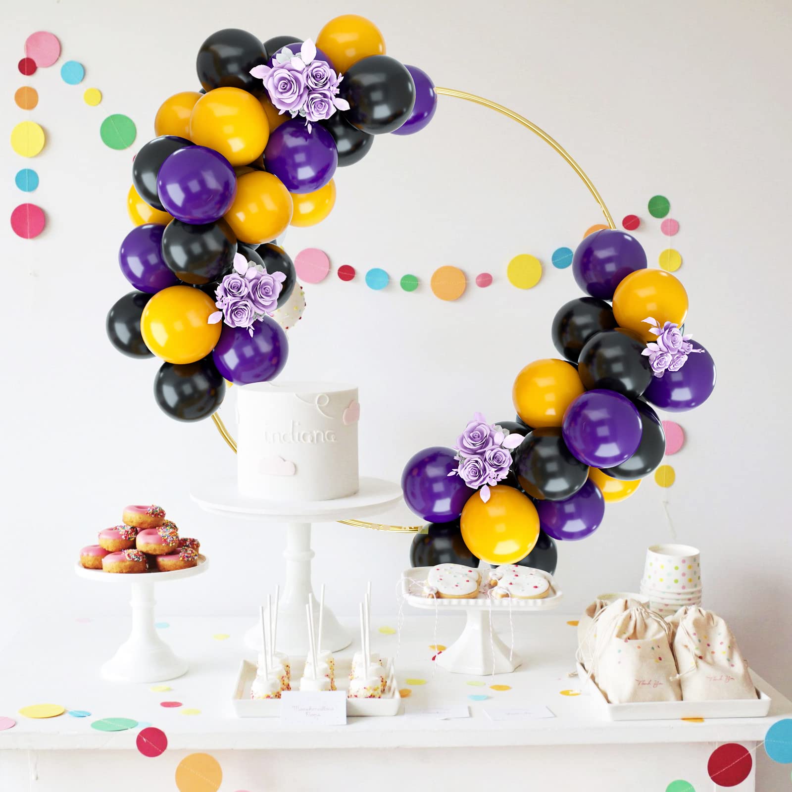 Snapklik.com : Balloons Purple Black Yellow, Purple Yellow Black ...