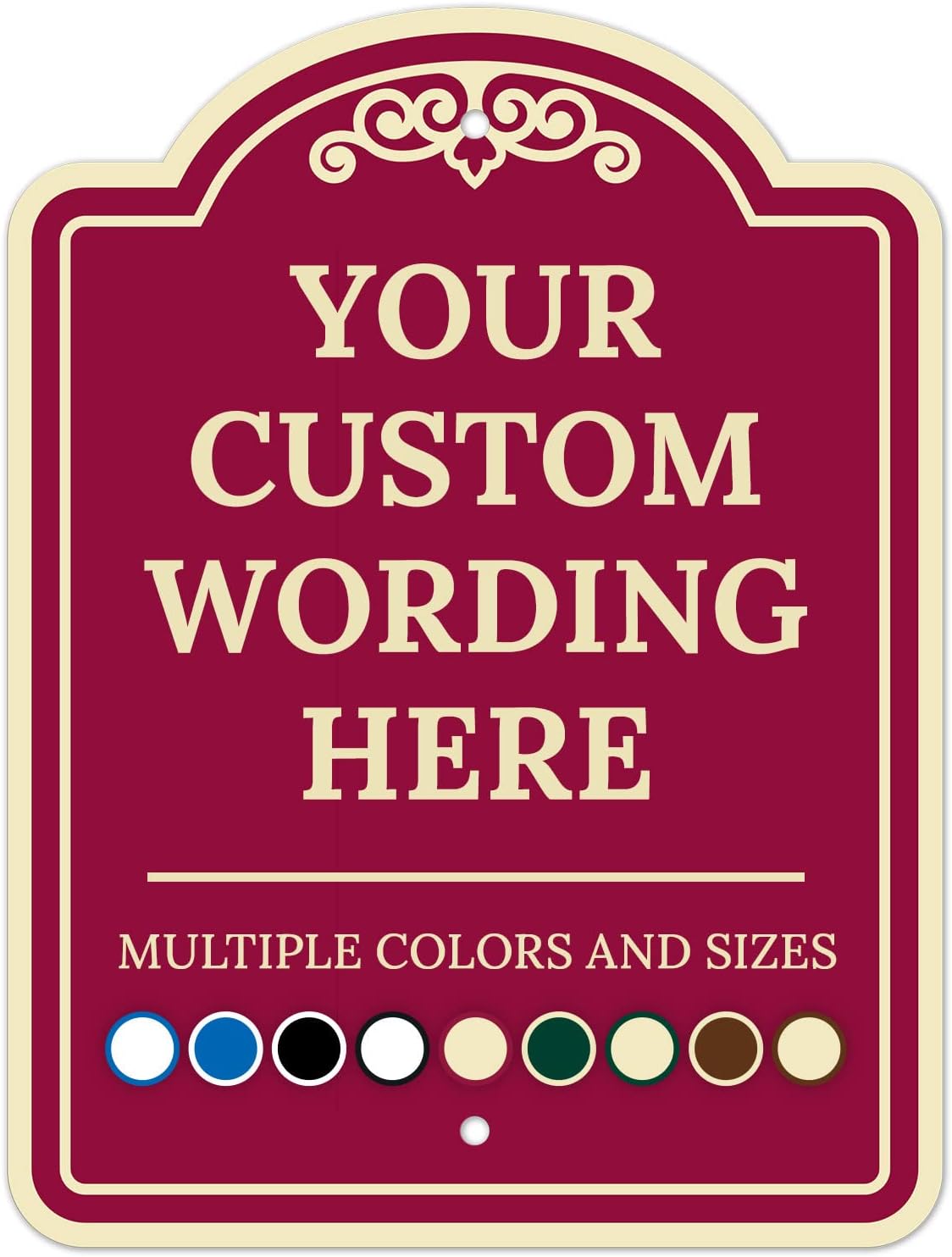 Amazon.com: Custom Indoor/Outdoor Decorative Sign,Custom Personalized ...