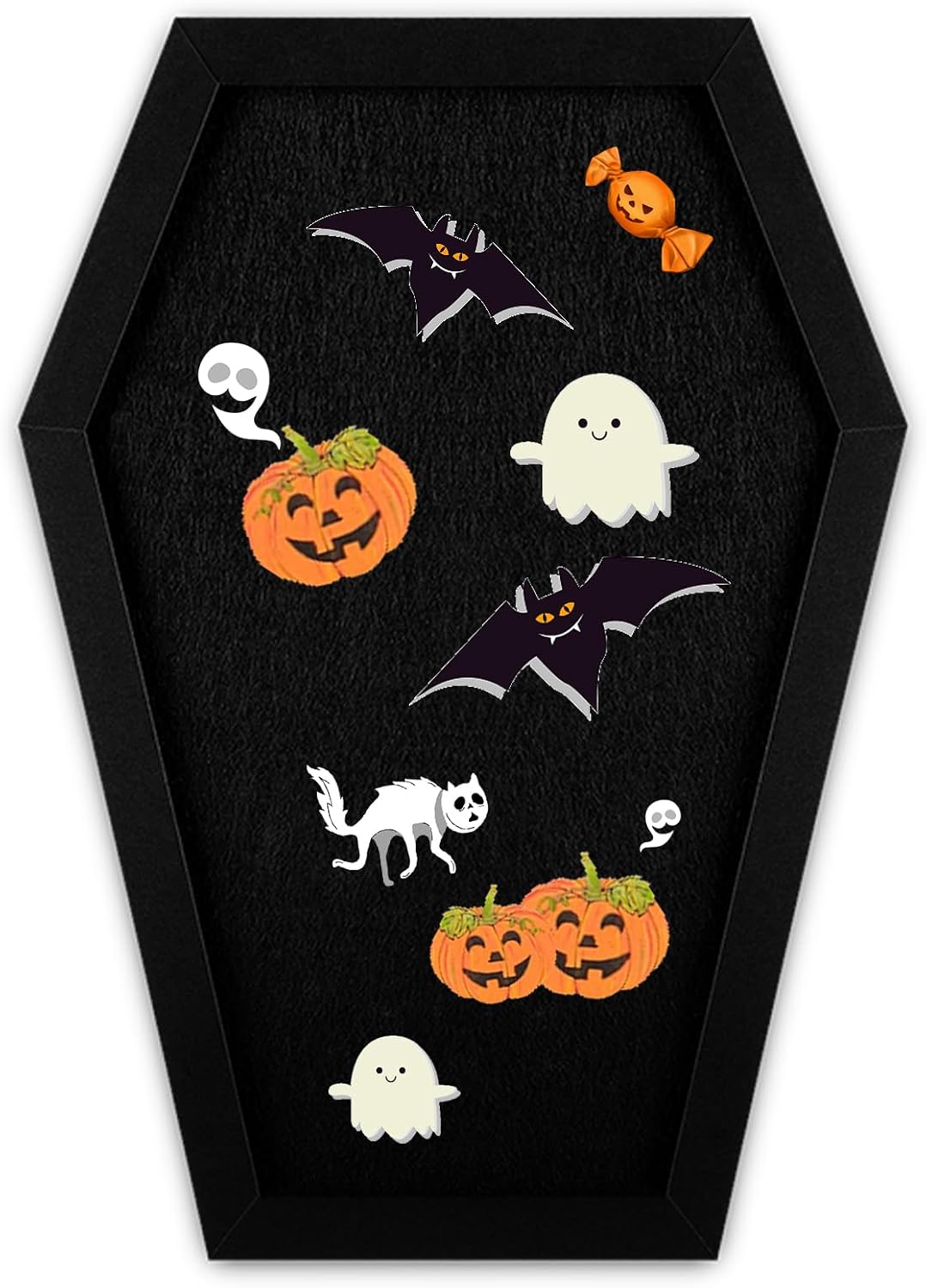 Okydoky Coffin Felt Bulletin Board for Table Top or Wall, Coffin ...