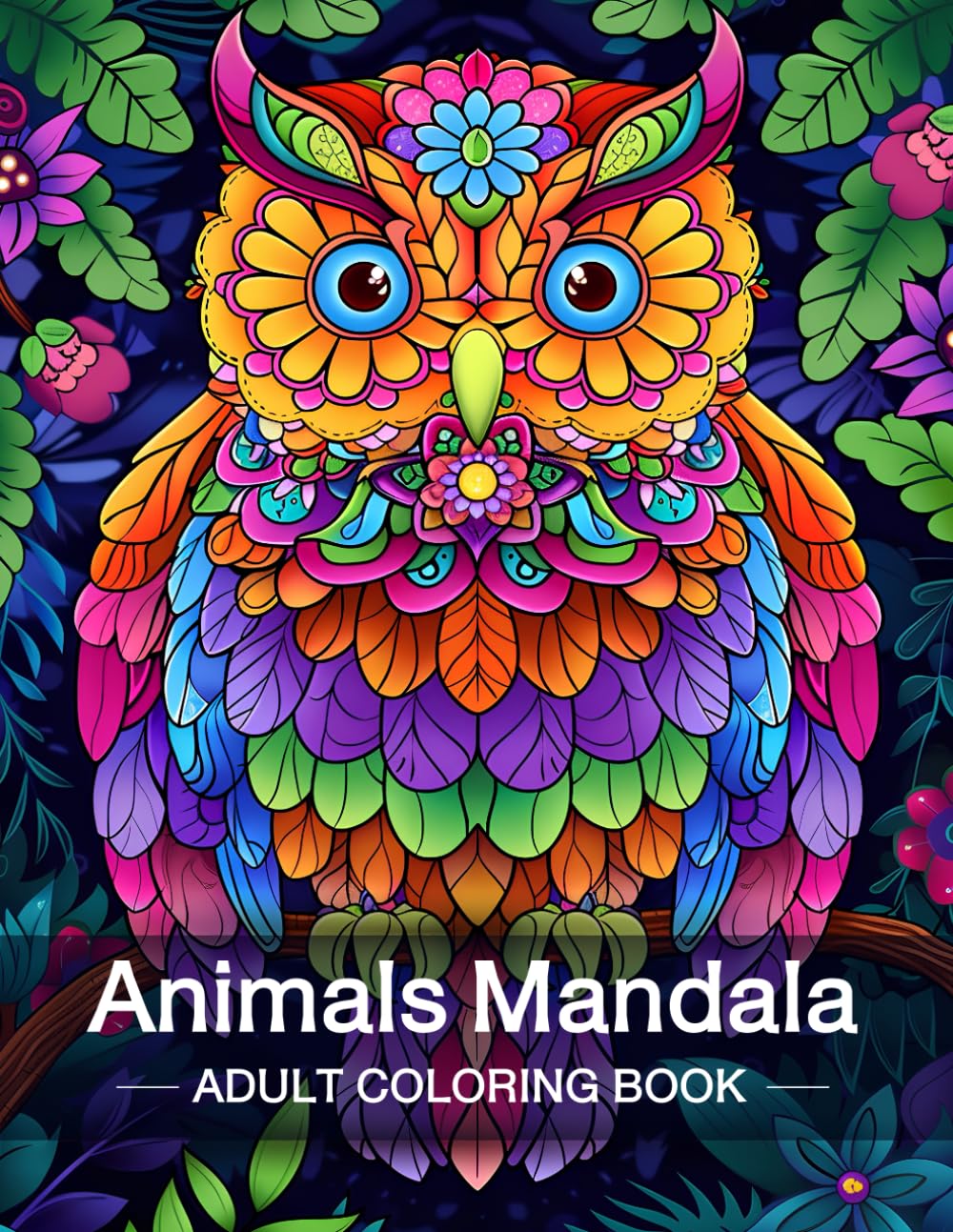 Amazon.com: Animal Mandalas: An Adult Coloring Book: 9798325766862 ...