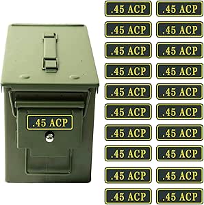 Amazon.com: .45 ACP Ammo Can Stickers - Organize and Identify Your ...