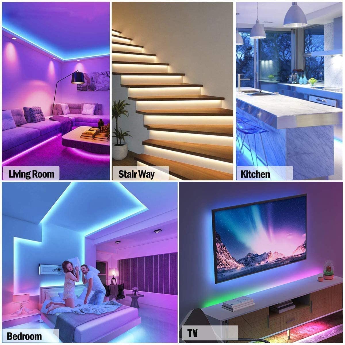 Luces LED largas para dormito...B0998HXT4P | Encarguelo.com