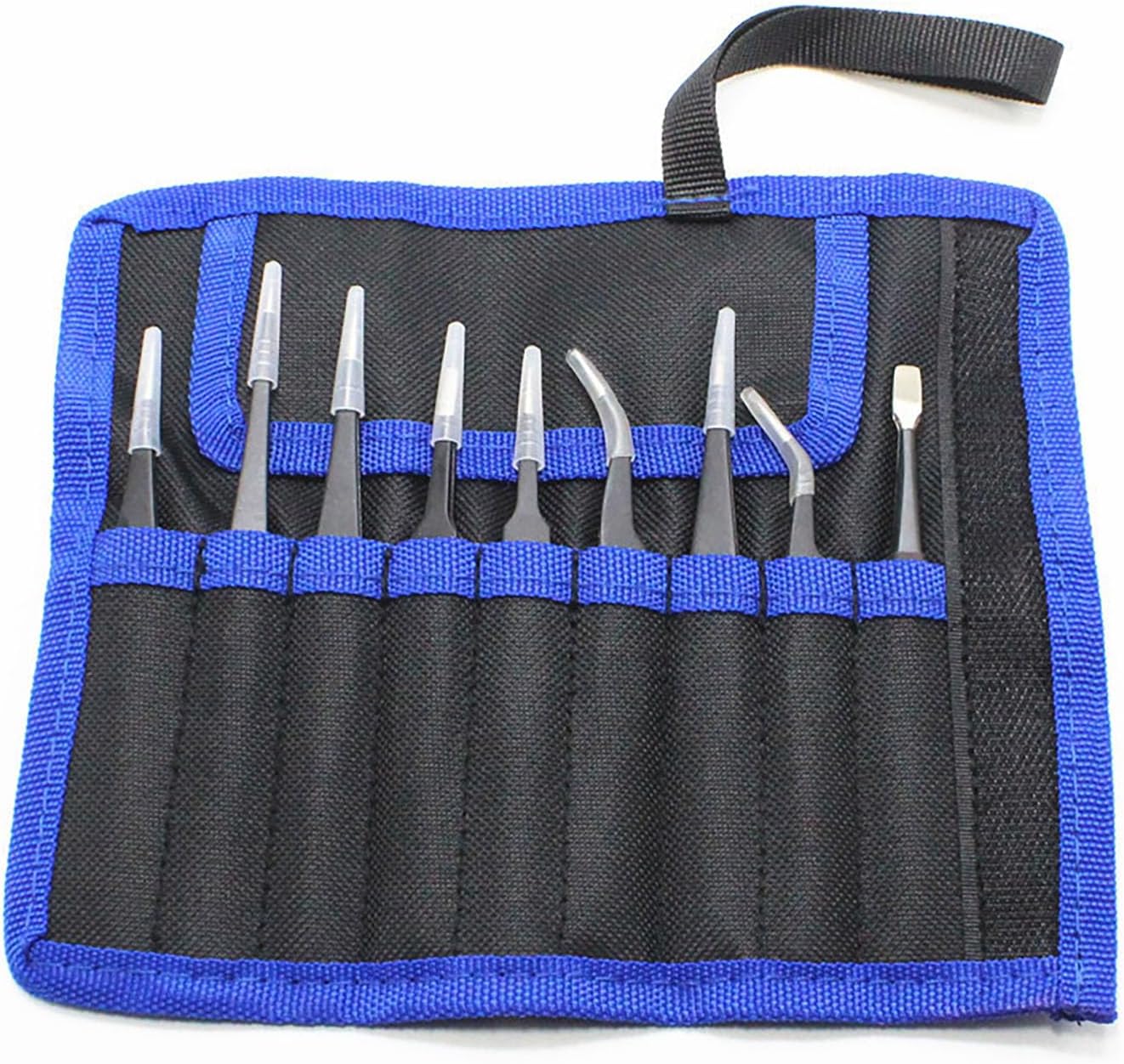 Amazon.com: 6 Piece Fine Point Tweezer Set for Electrical, Soldering ...