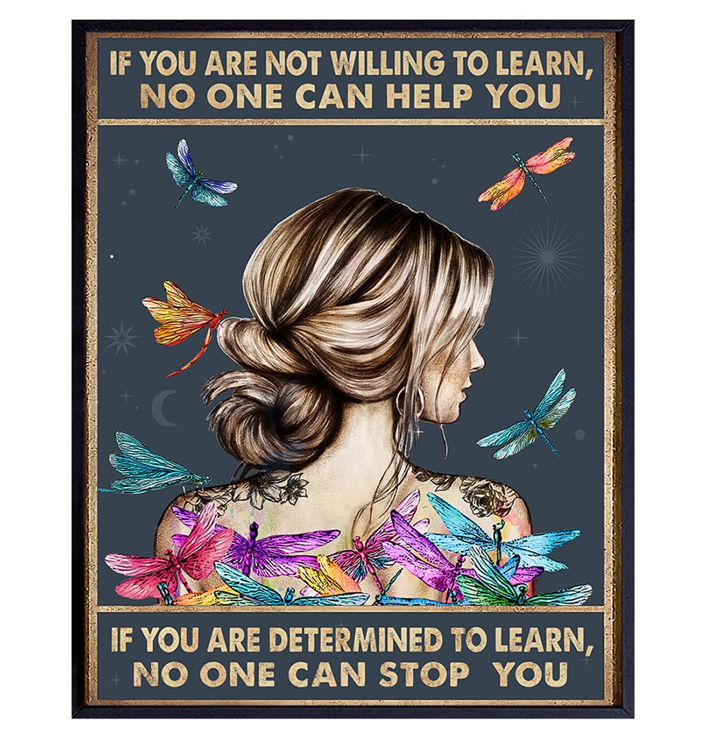 Amazon.com: Motivational poster Boho Classroom Decor - Encouraging Home ...