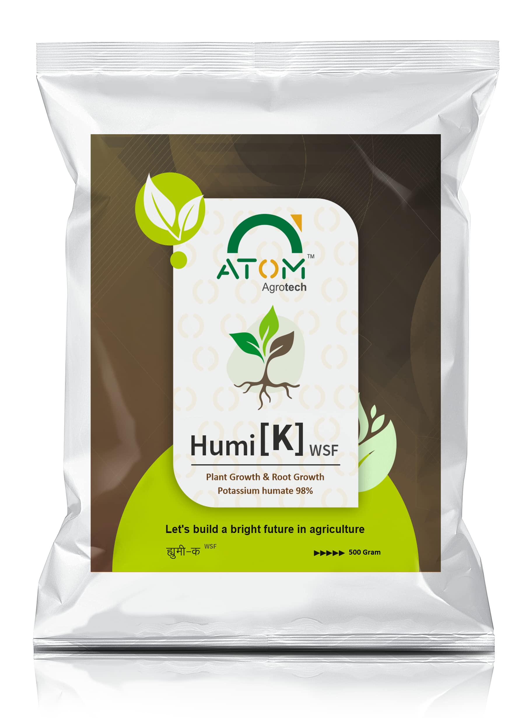 Buy ATOM AGROTECH Humic Flakes, Humi[K] for , Potassium Humate 98% ...