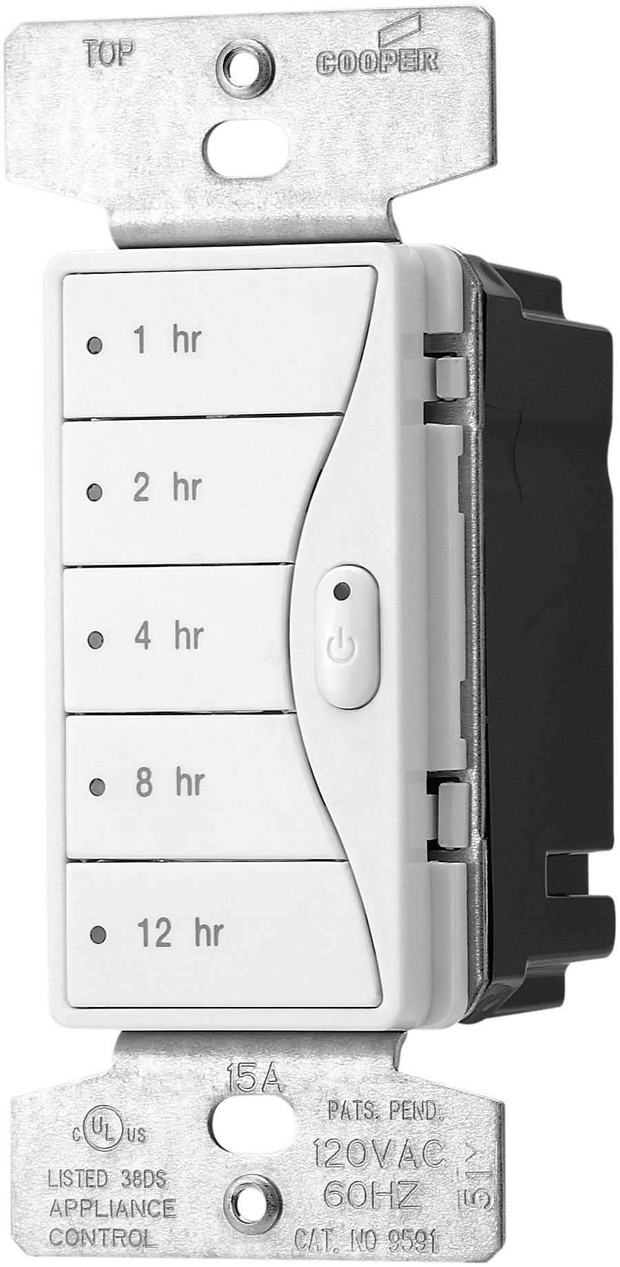 Buy Eaton 9591AW ASPIRE 1800-Watt 15 Amp 5-Button Hour Timer, Alpine ...
