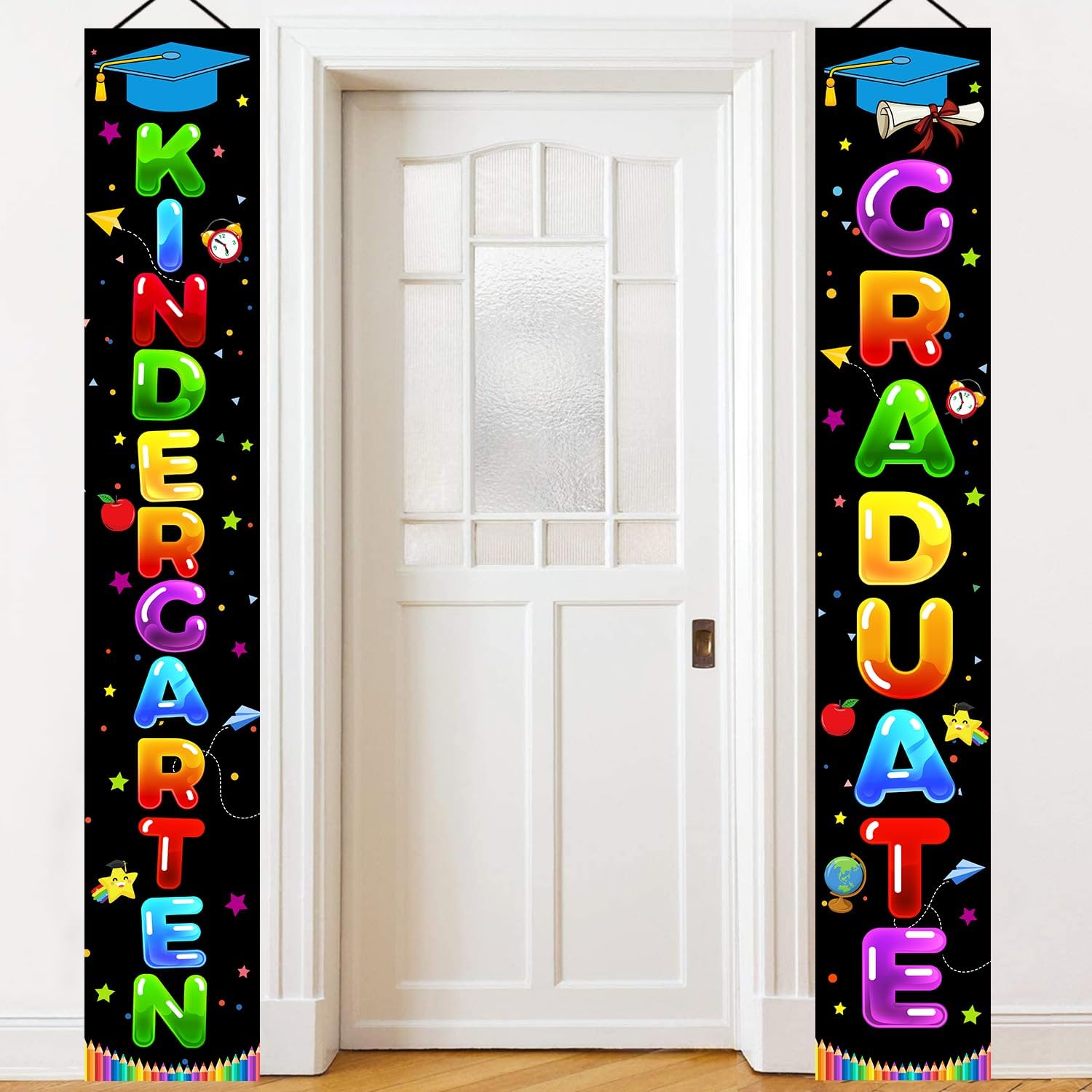 Amazon.com: 71" X 12" Kindergarten Graduation Porch Banner ...