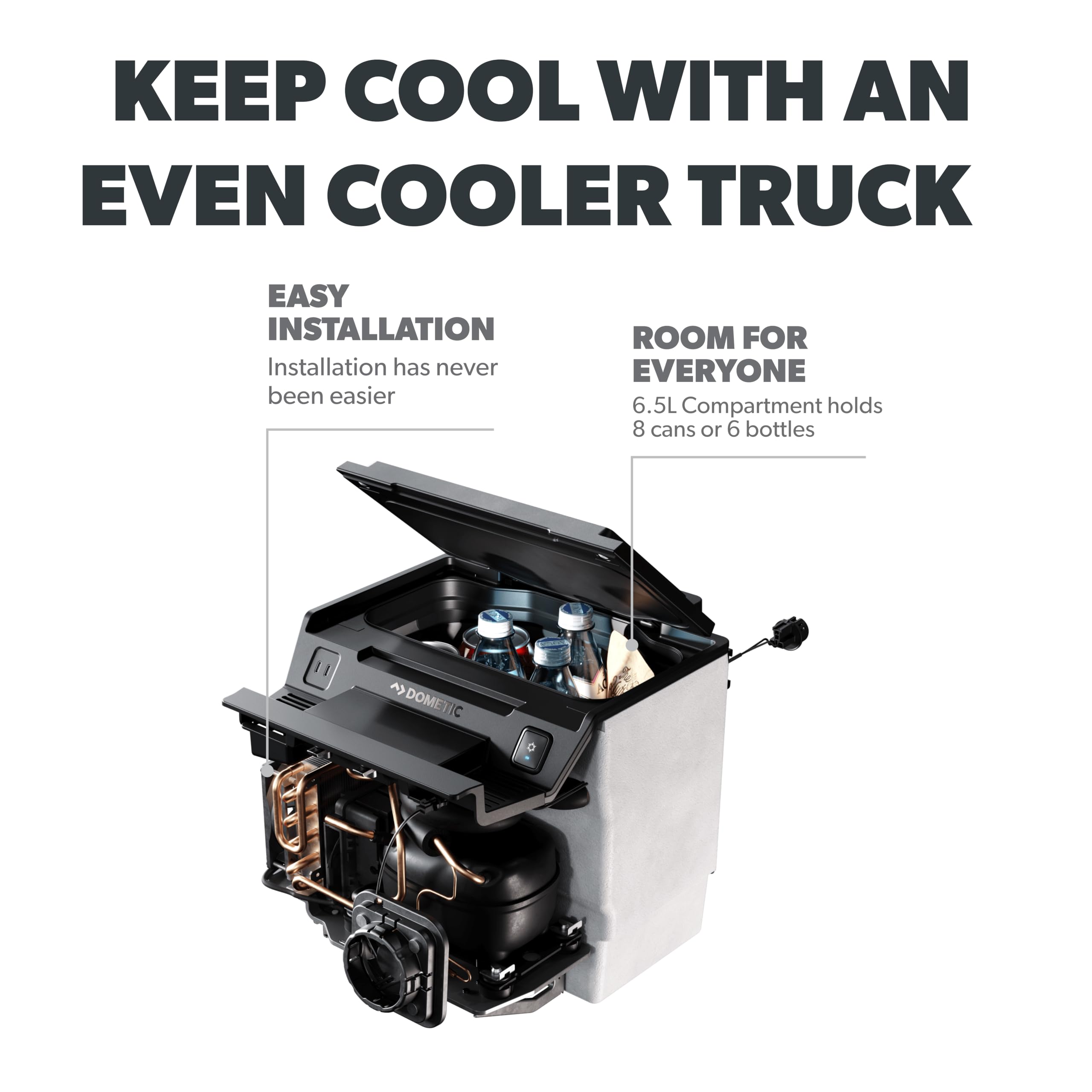 Snapklik.com : Dometic CCF-T Ford F-150 Center Console Refrigerator For ...