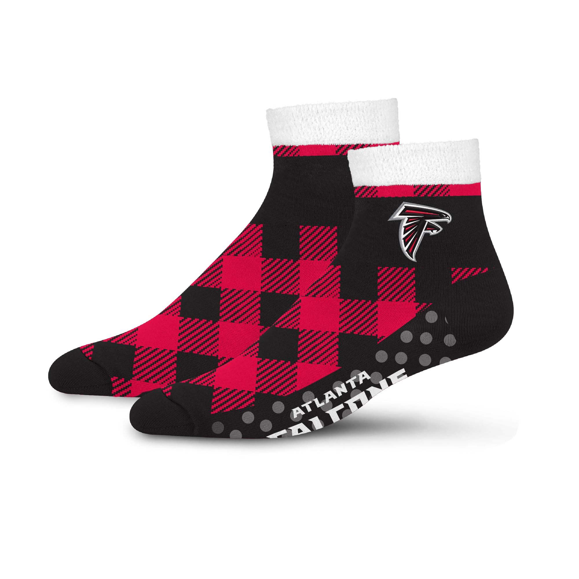 Amazon.com : For Bare Feet NFL ATLANTA FALCONS Cozy Buff Plush Cabin ...