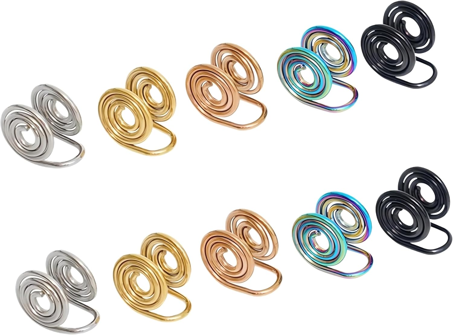 Amazon.com: Keloid Pressure Earrings Stainless Steel Plated Multi-Color ...