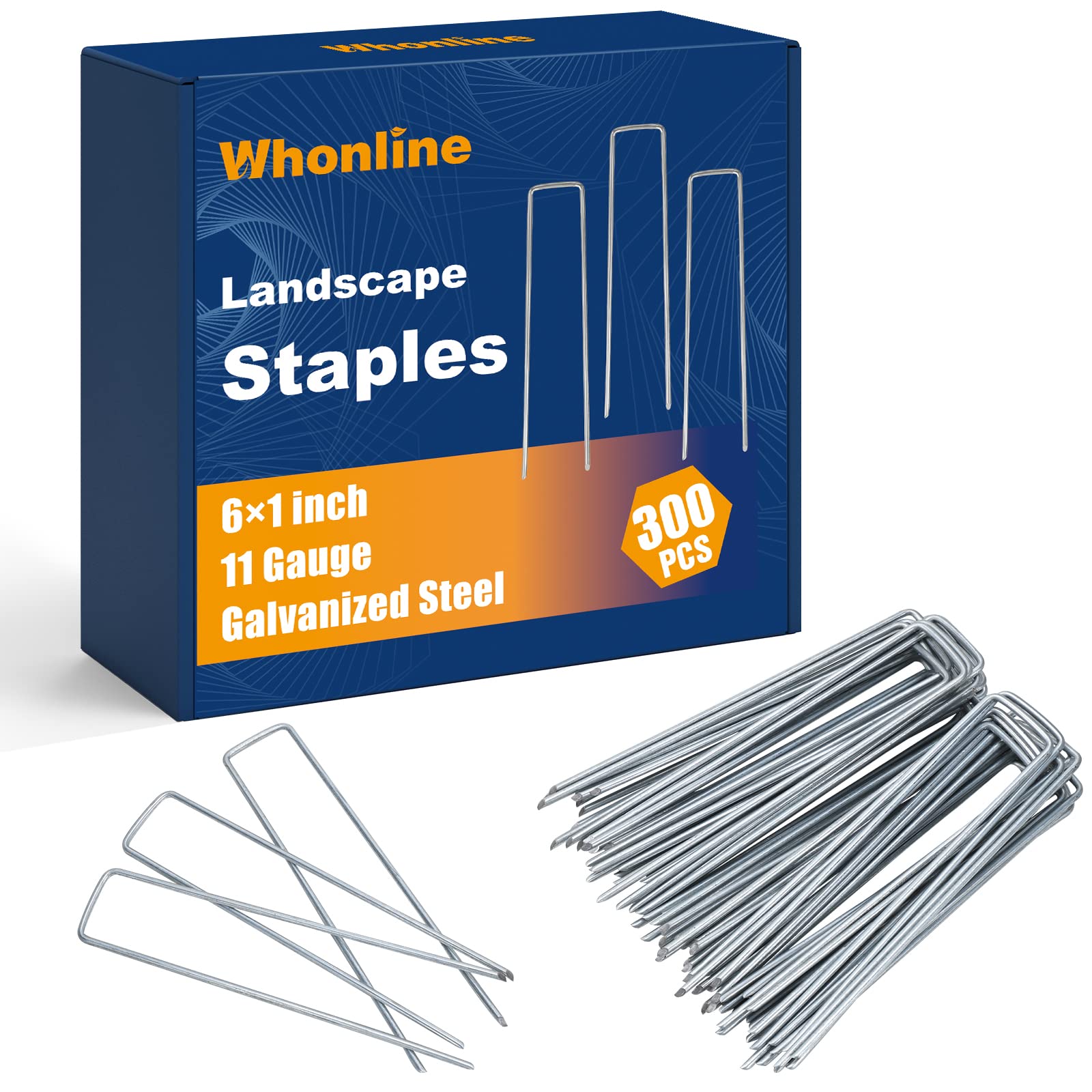 Snapklik.com : 300pcs 6 Inch Landscape Staples, Garden Staples ...