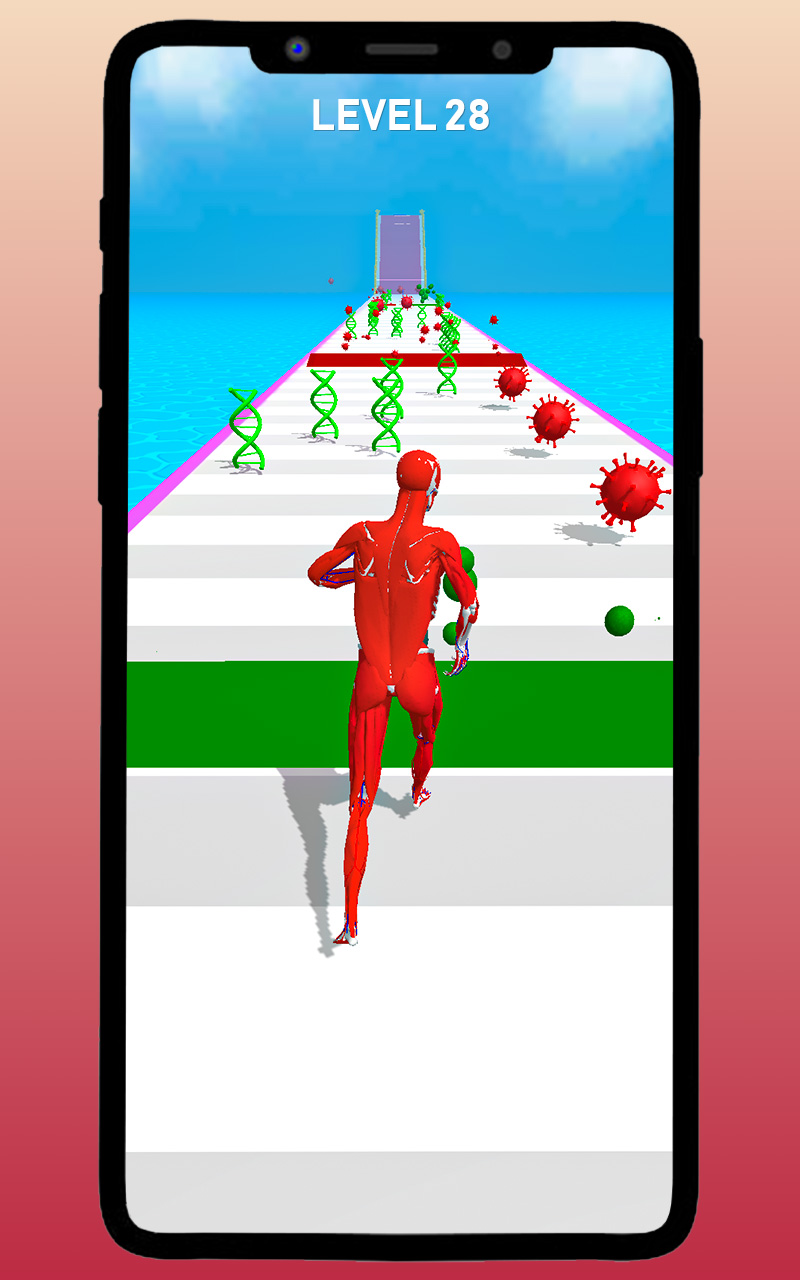 Human DNA Evolution! Skeleton Muscle Runner Body Rush Race 3D - Mutant ...