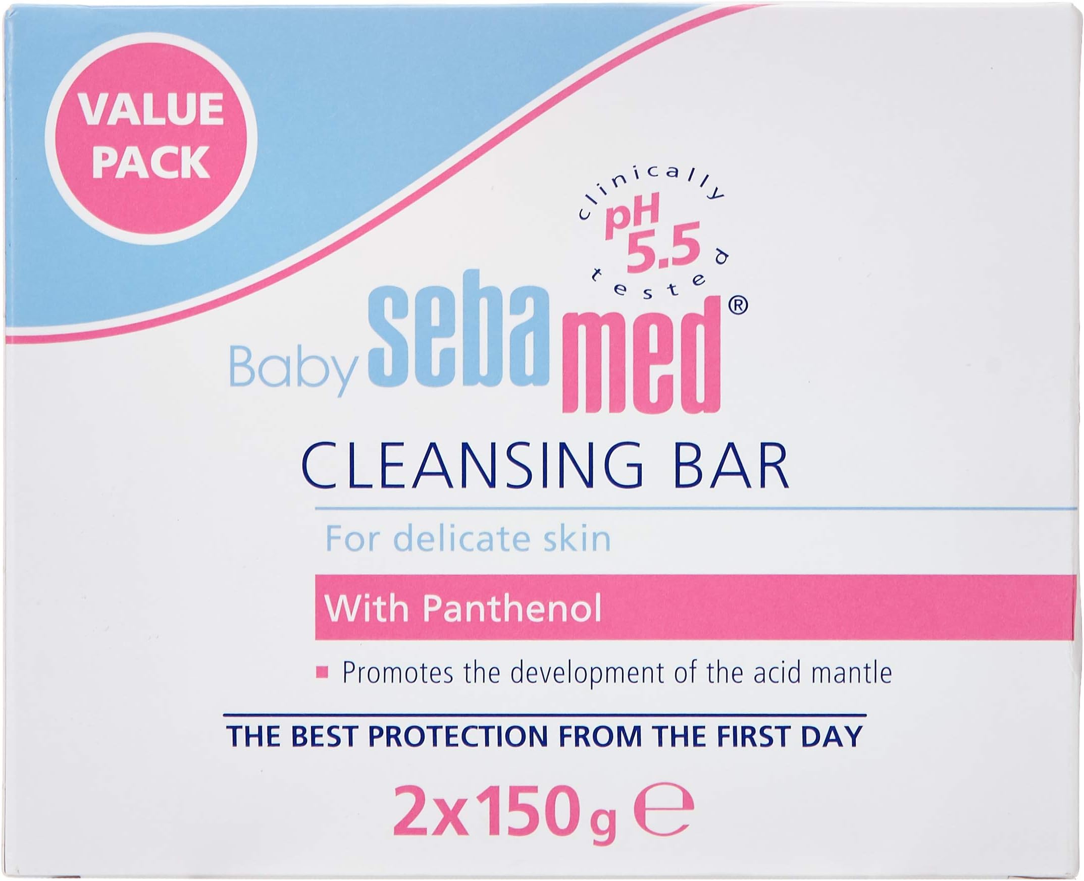 Sebamed Baby Cleansing Bar 150GMx2 (Value Pack): Buy Online at Best ...