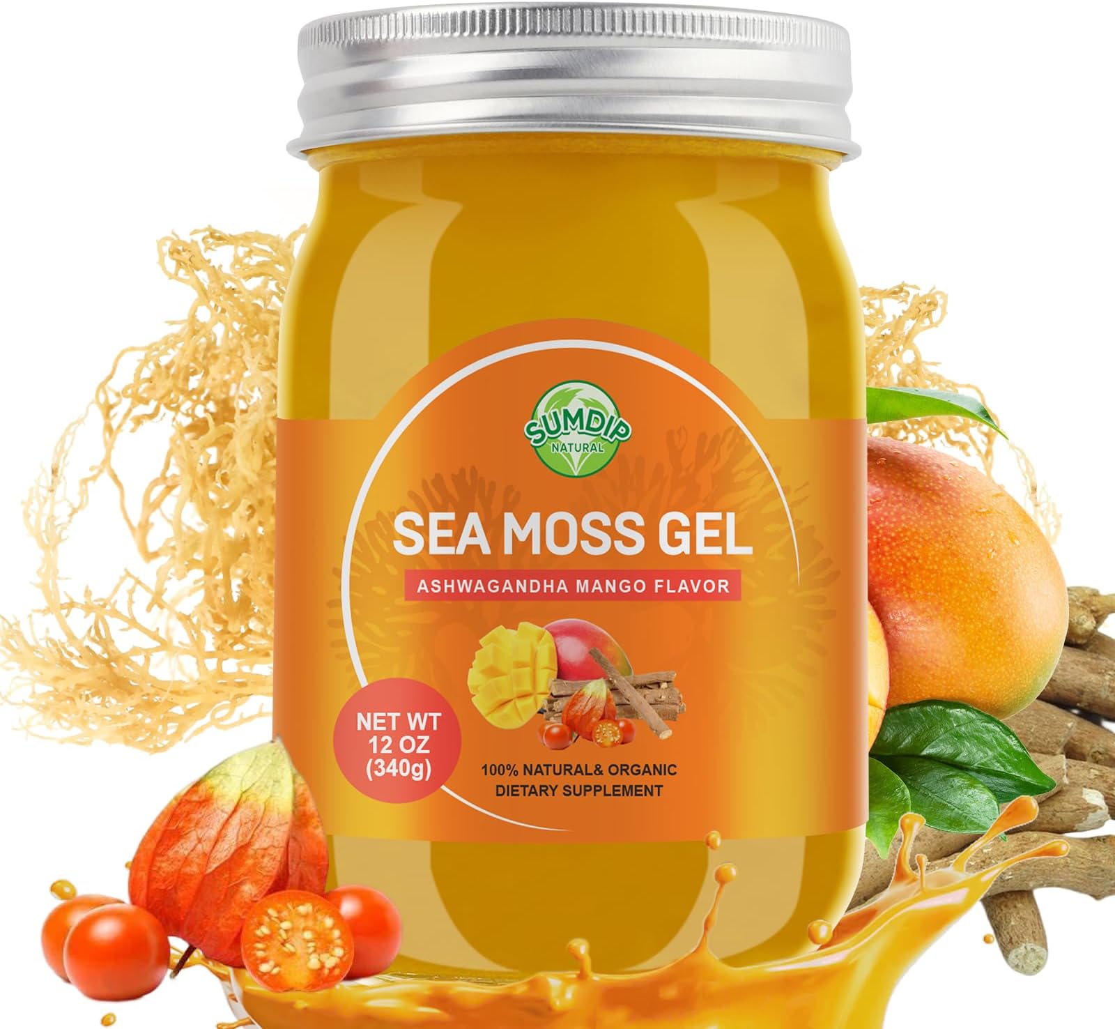 Amazon.com: NutriVigor Sea Moss Gel,(12 OZ) Organic Sea Moss Advanced ...