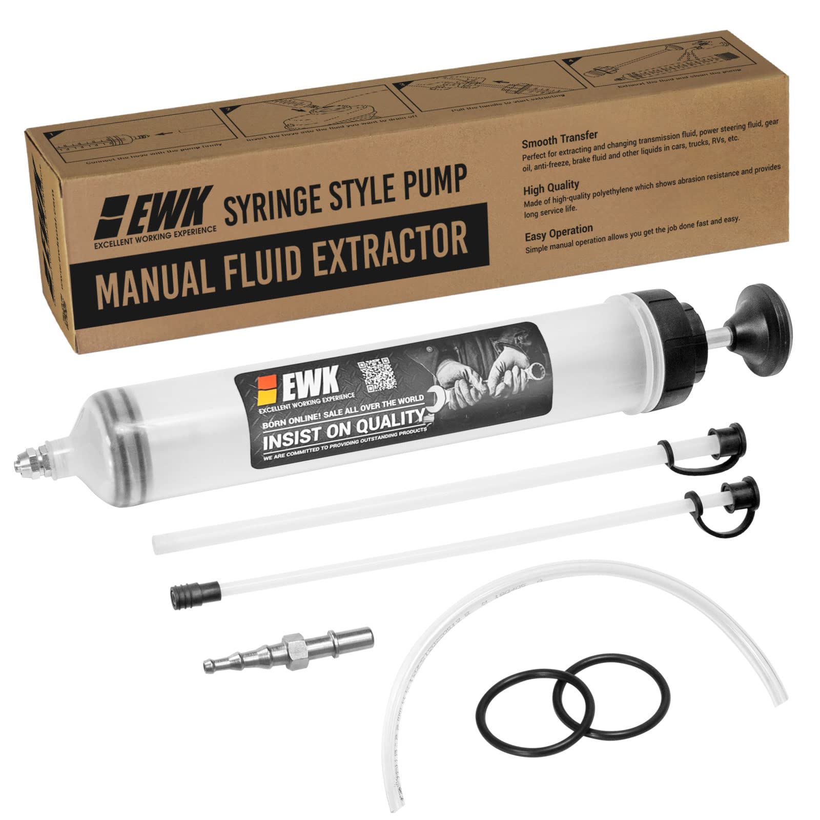 Snapklik.com : EWK 500cc Automotive Fluid Syringe Extractor