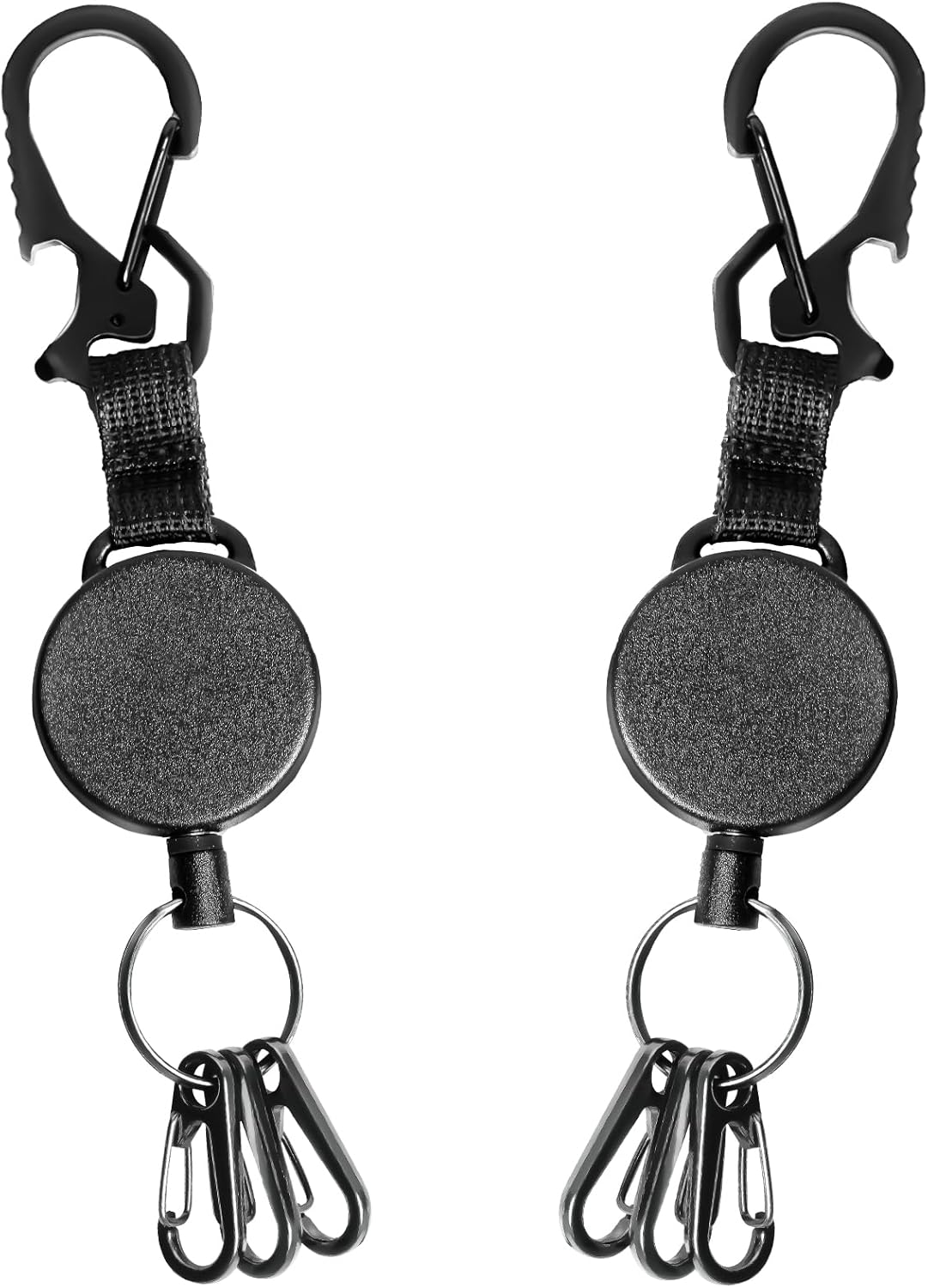 Amazon.com : DELSWIN Retractable Keychain Heavy Duty - Retractable Key ...