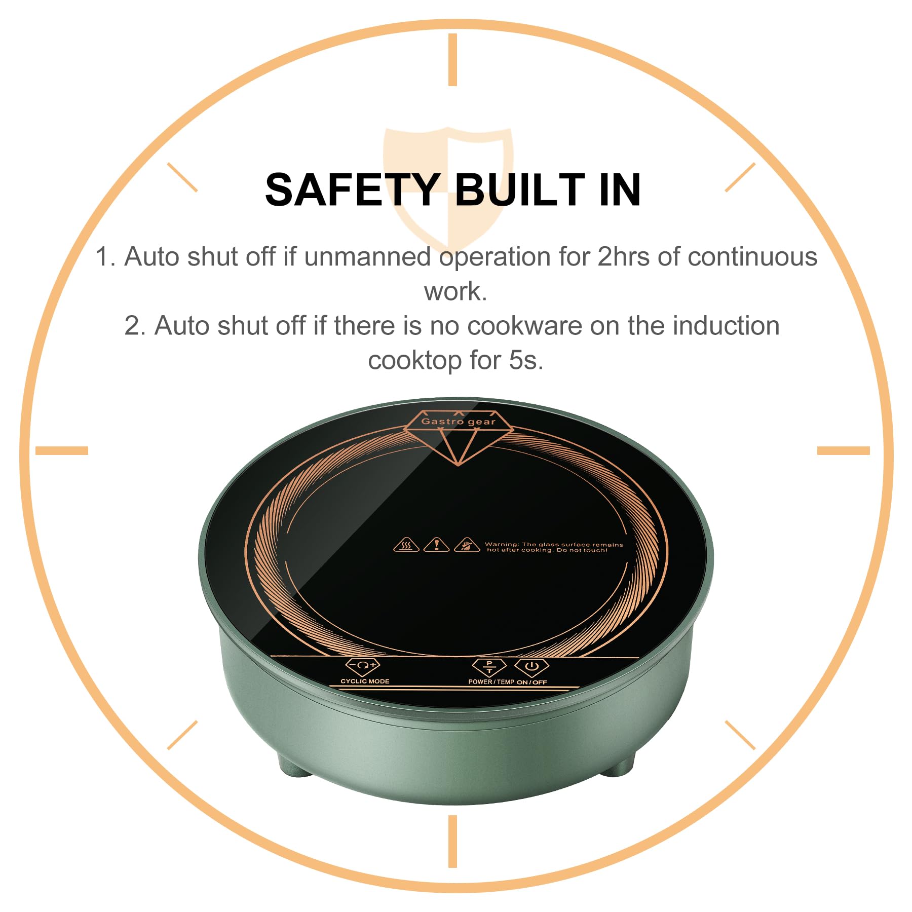 Snapklik.com : GastroGear 700W Small Induction Cooktop For RV ...