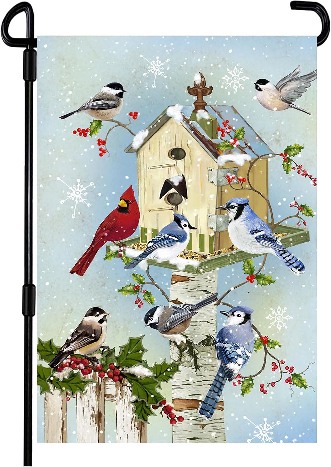Amazon.com : Flagmax Winter Garden Flags,Christmas Winter Flags ...