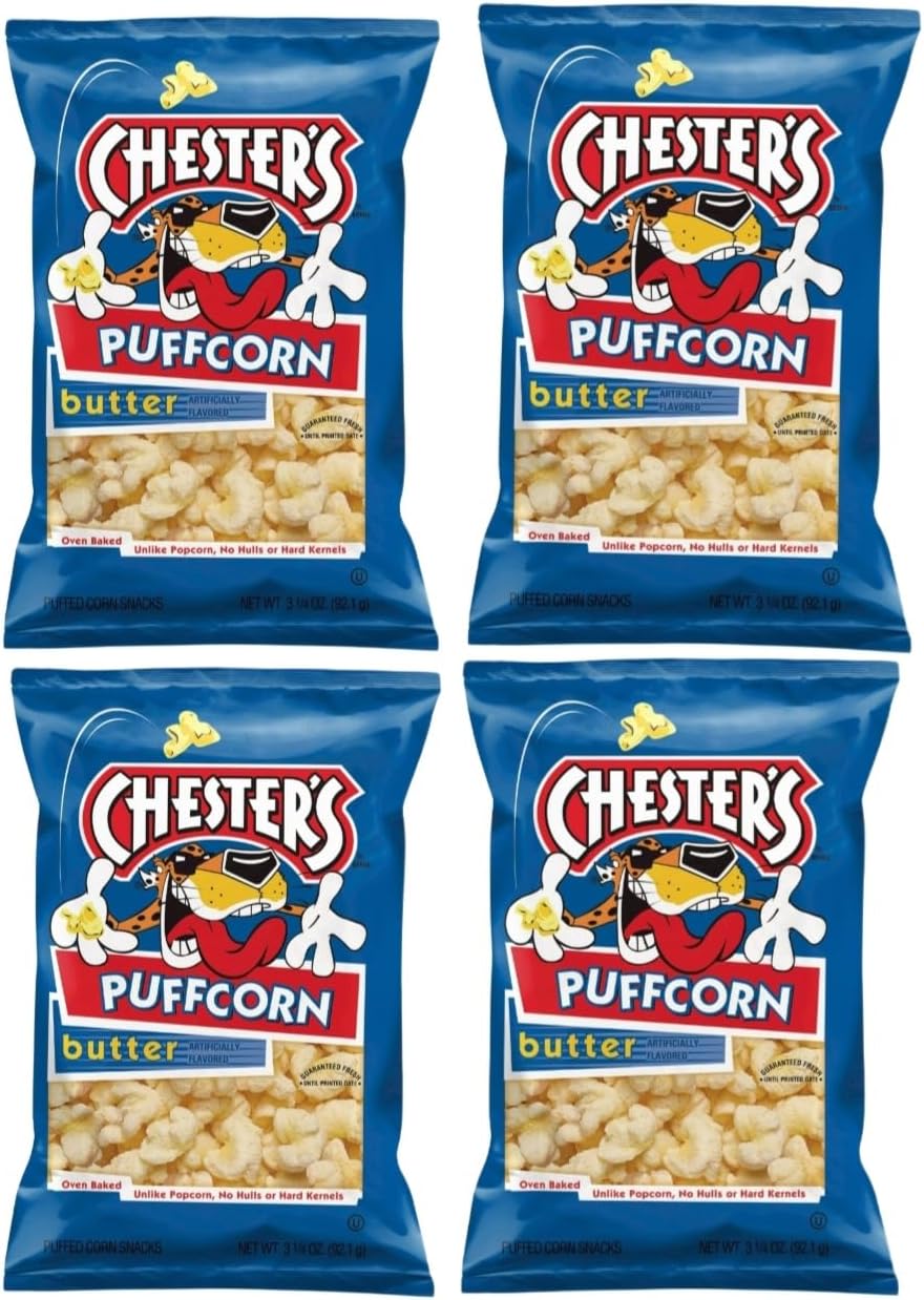 Amazon.com: Chester's Puffcorn Snacks, Cheese, 4.5 Ounce