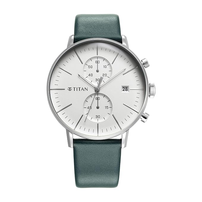 Titan Infinity Display Quartz Chronograph Watch for Men