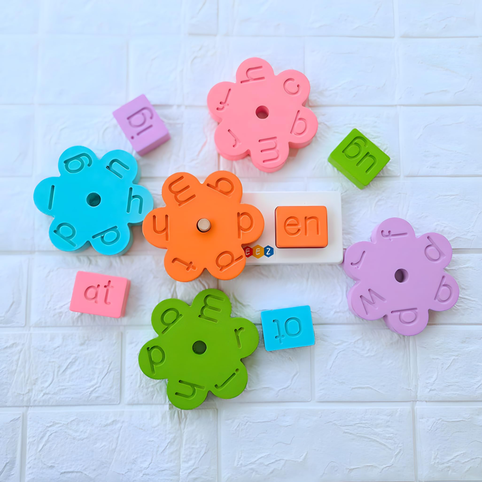 Buy Hawbeez Wooden Three Letter Words Toy/Learning Toy/Educational Toys ...