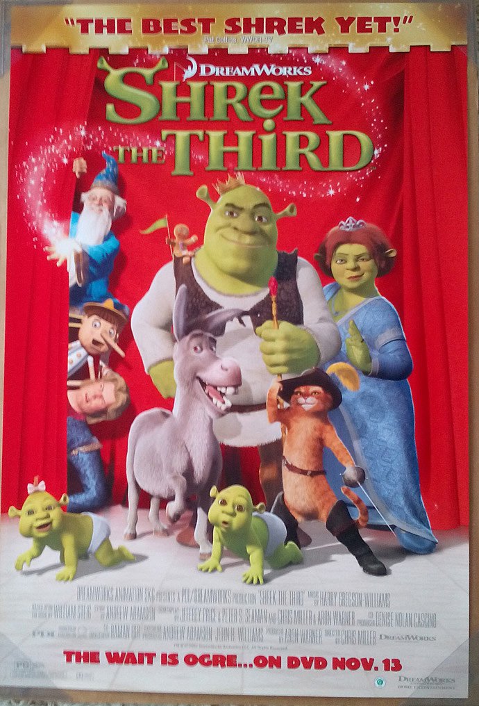 Shrek The Third Movie Poster