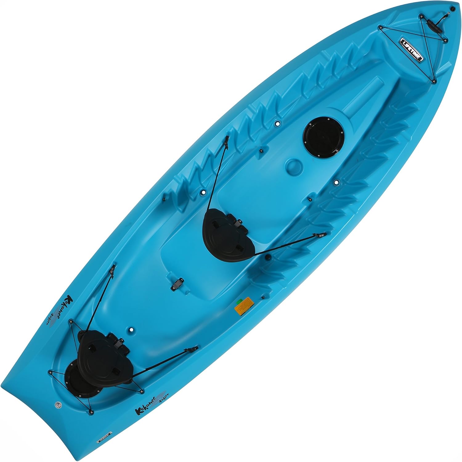 Amazon.com : Lifetime Kokanee Tandem Angler Kayak, Glacier Blue ...
