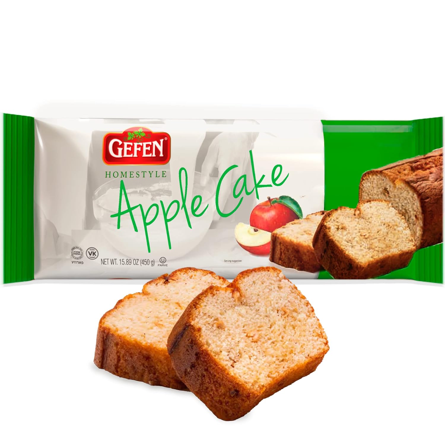 Amazon.com: Gefen Homestyle Apple Cake Loaf, 15.89oz | Moist ...