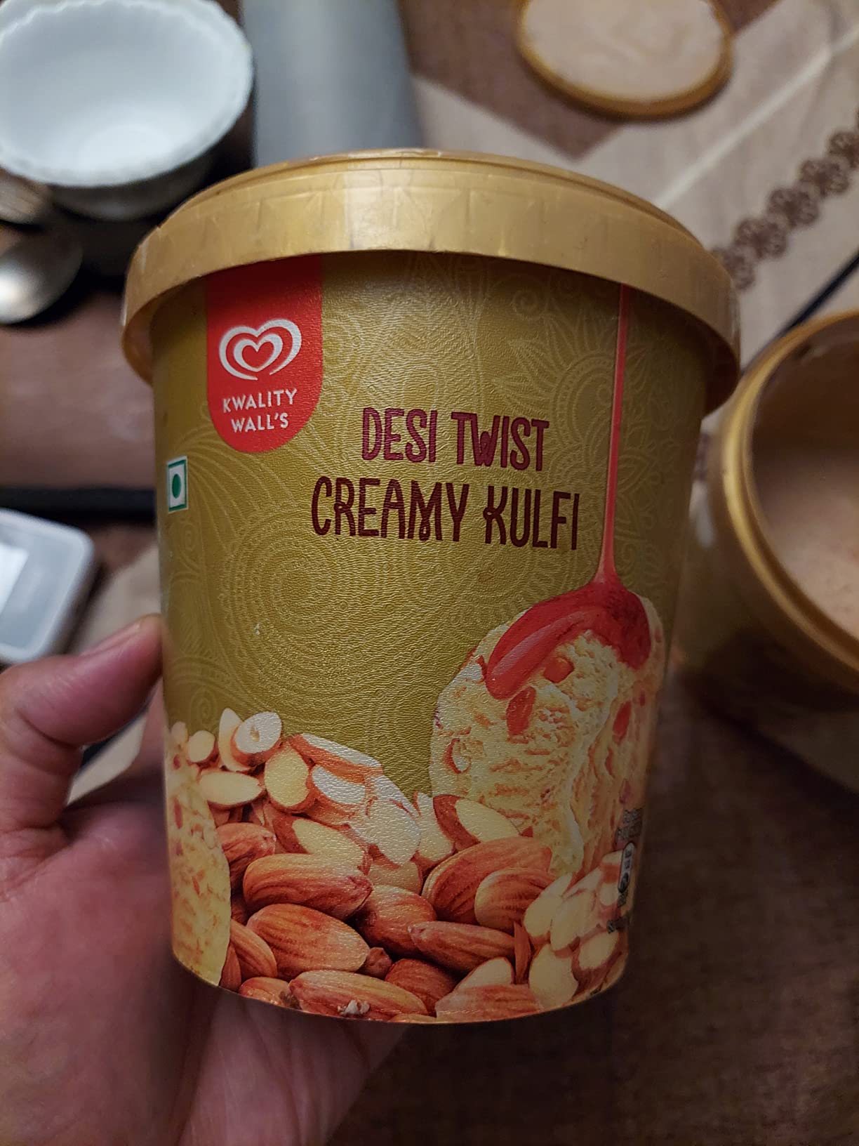 Kwality Walls Kulfi Tub Ice Cream, 700 ml : Amazon.in: Grocery & Gourmet Foods