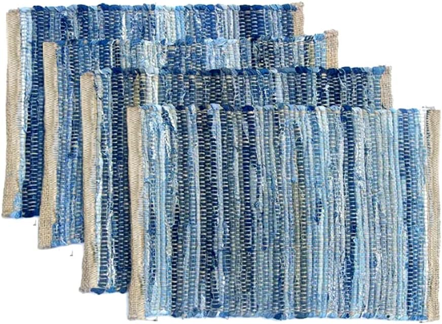 Amazon.com: Craftbot Denim Table Linen - Cloth Placemats Set of 4 ...