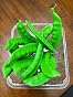 Amazon.com: Hagao Fake Green Peas, Artificial Vegetables Fake Snow Bean ...