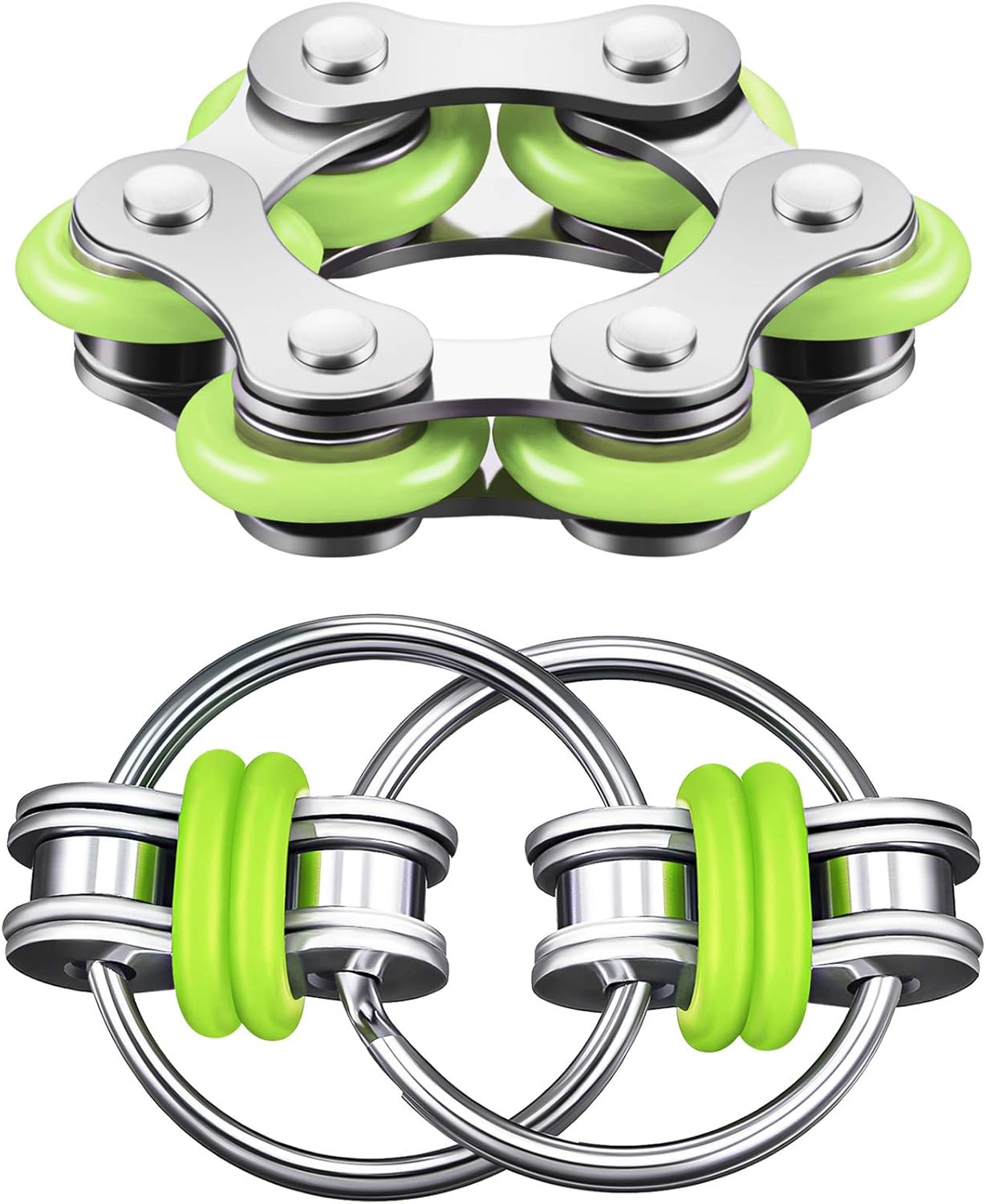 Amazon.com: Fidget Toy Set Include Six Roller Chain Fidget and Key ...
