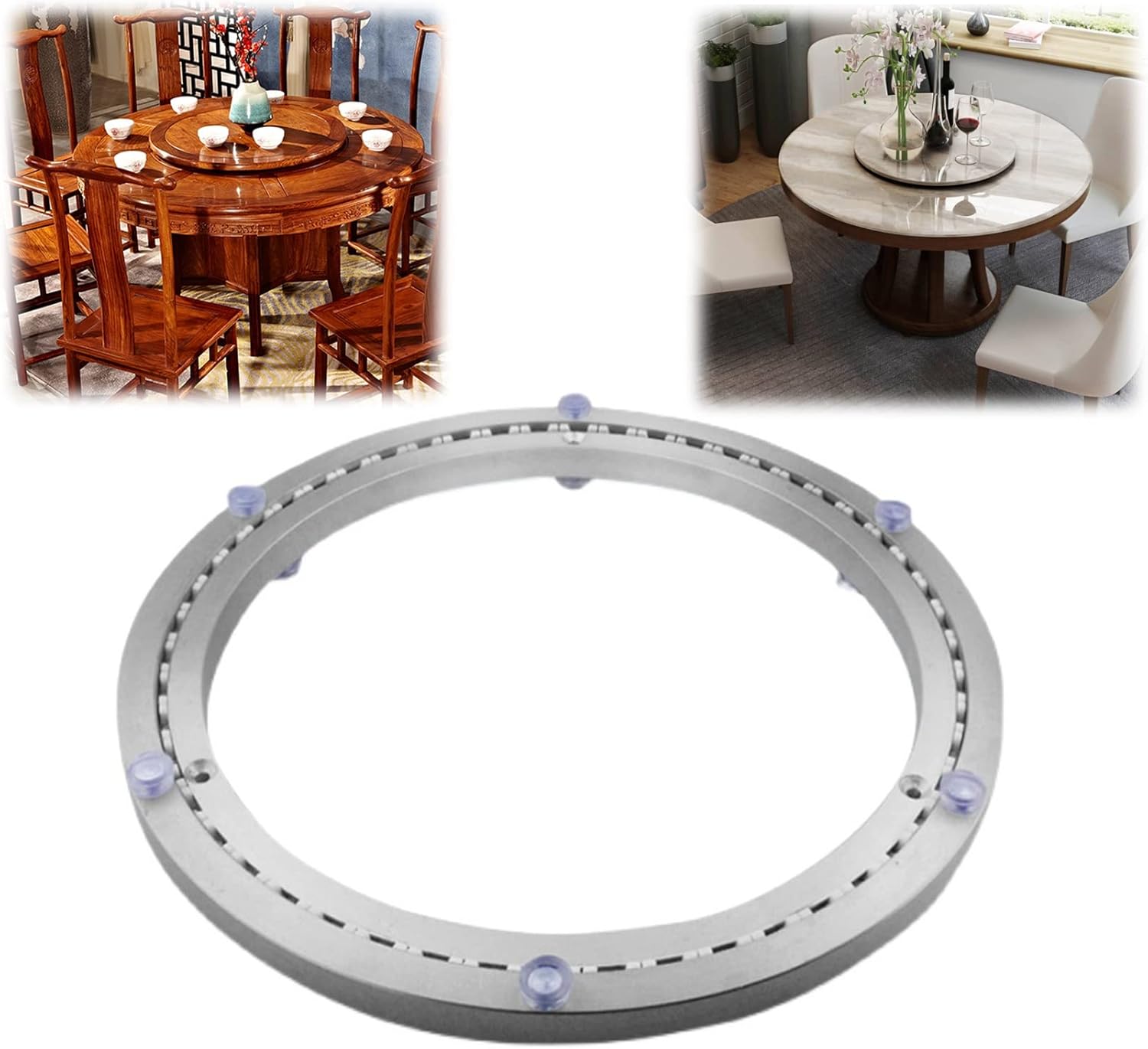 Amazon.com: 8 Inch Aluminum Lazy Susan Turntable Ring, 12 Inch Heavy ...