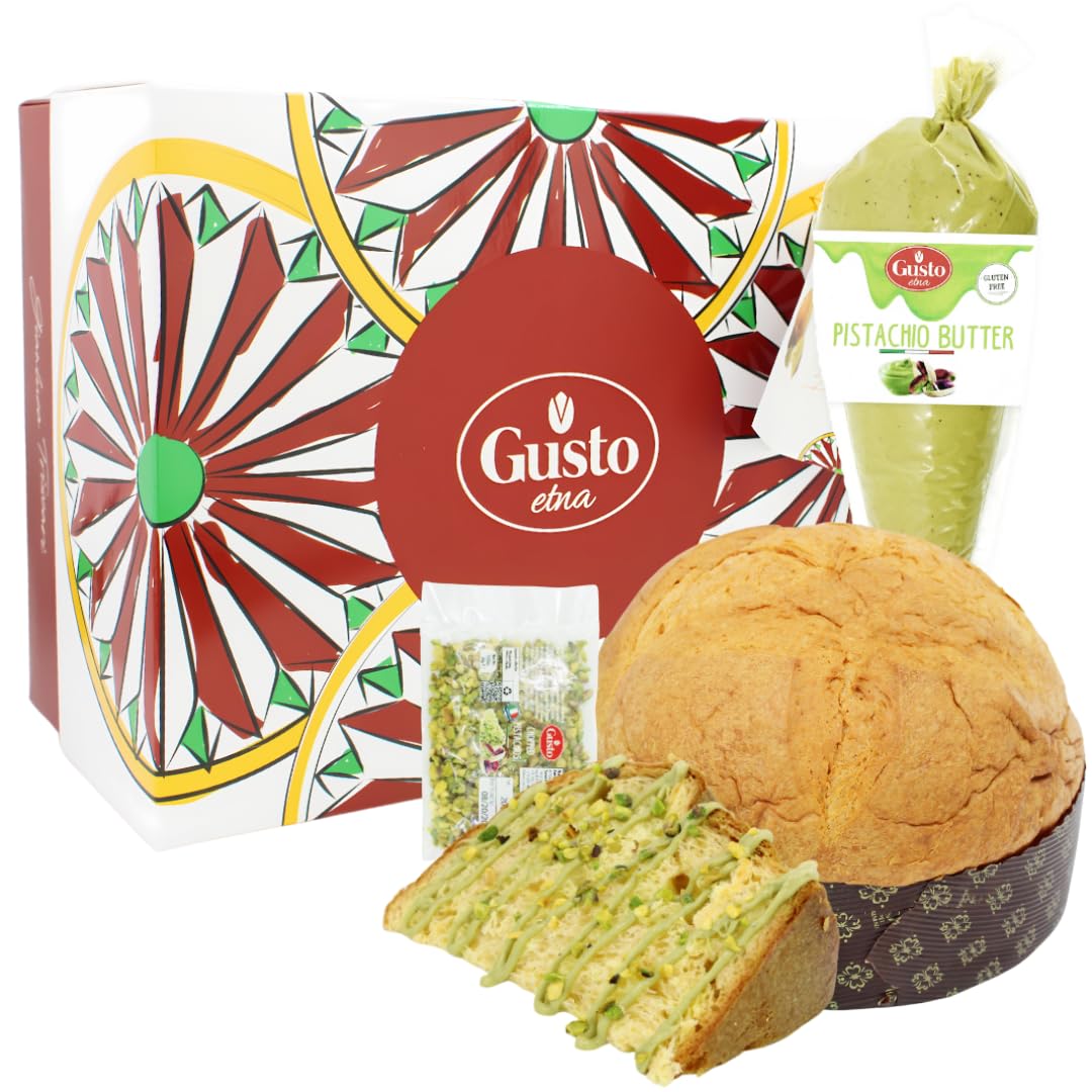 Buy Italian Panettone with Pistachio Cream - Italian Pistachio ...