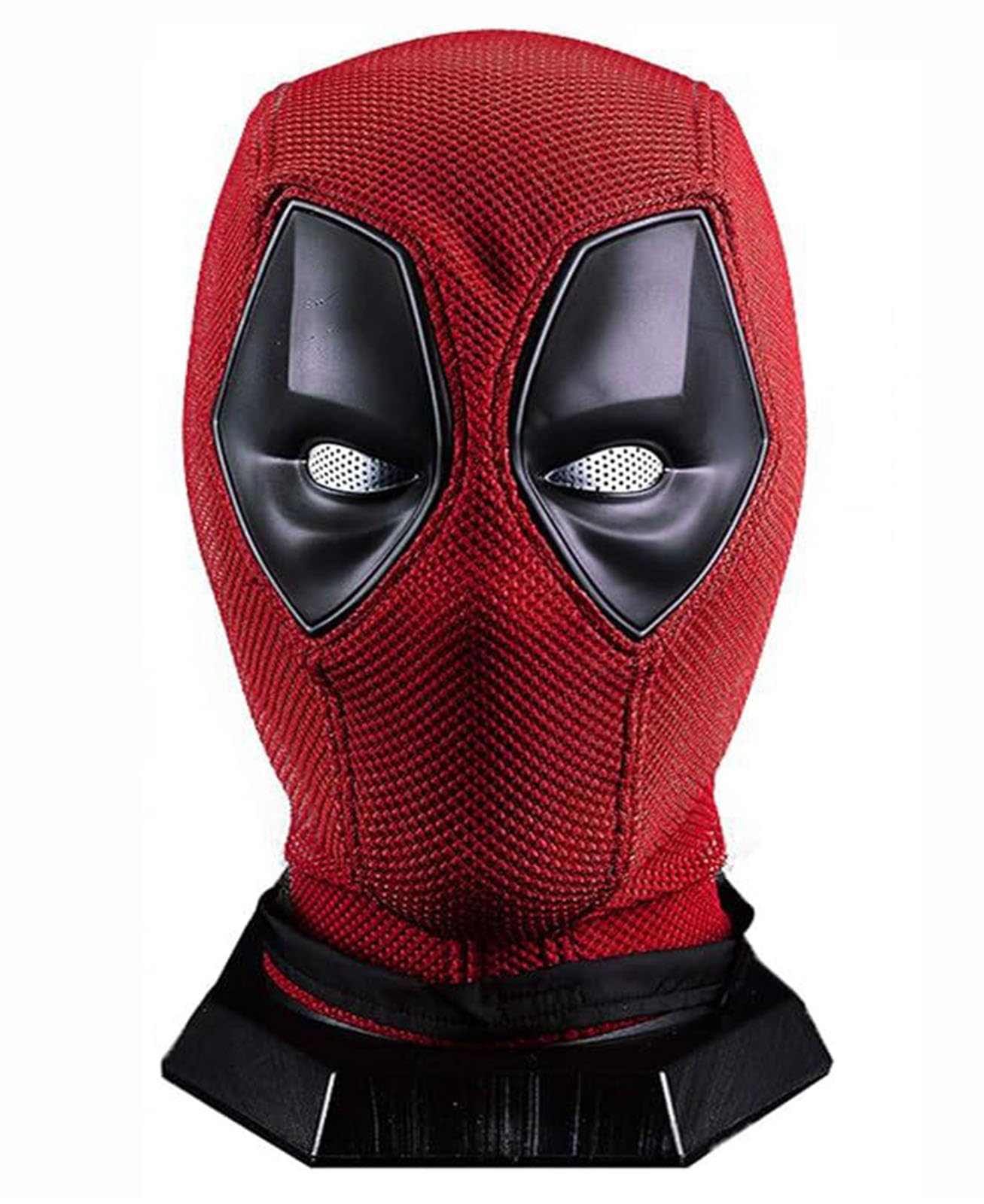 Superhero Death Latex Mask Halloween Costume Red Helmet Mask Knitwear ...