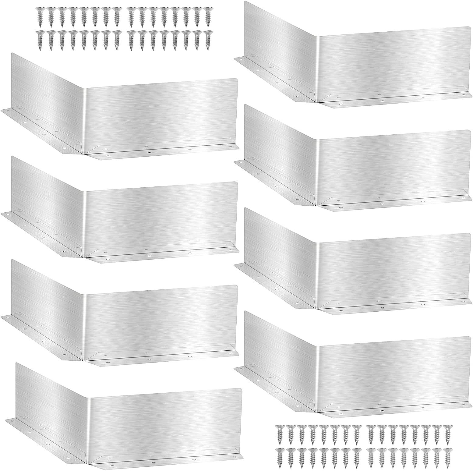 8 Pcs Gutter Valley Splash Guards Downspout Diverter Roof Rain Diverter ...