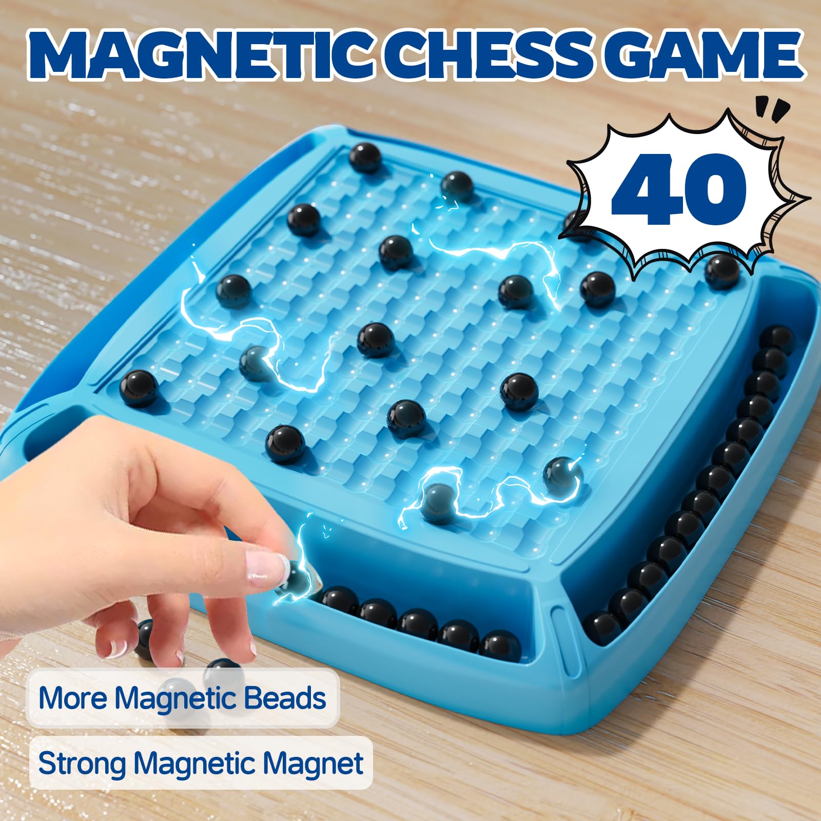 Snapklik.com : Magnetic Chess Game, Magnetic Chess Board Games For Kids 6-8-12, Magnet Chess ...