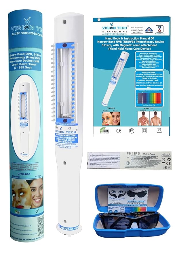 Buy VISION TECH Narrowband UVB (NBUVB) Phototherapy Light Device, 311nm ...