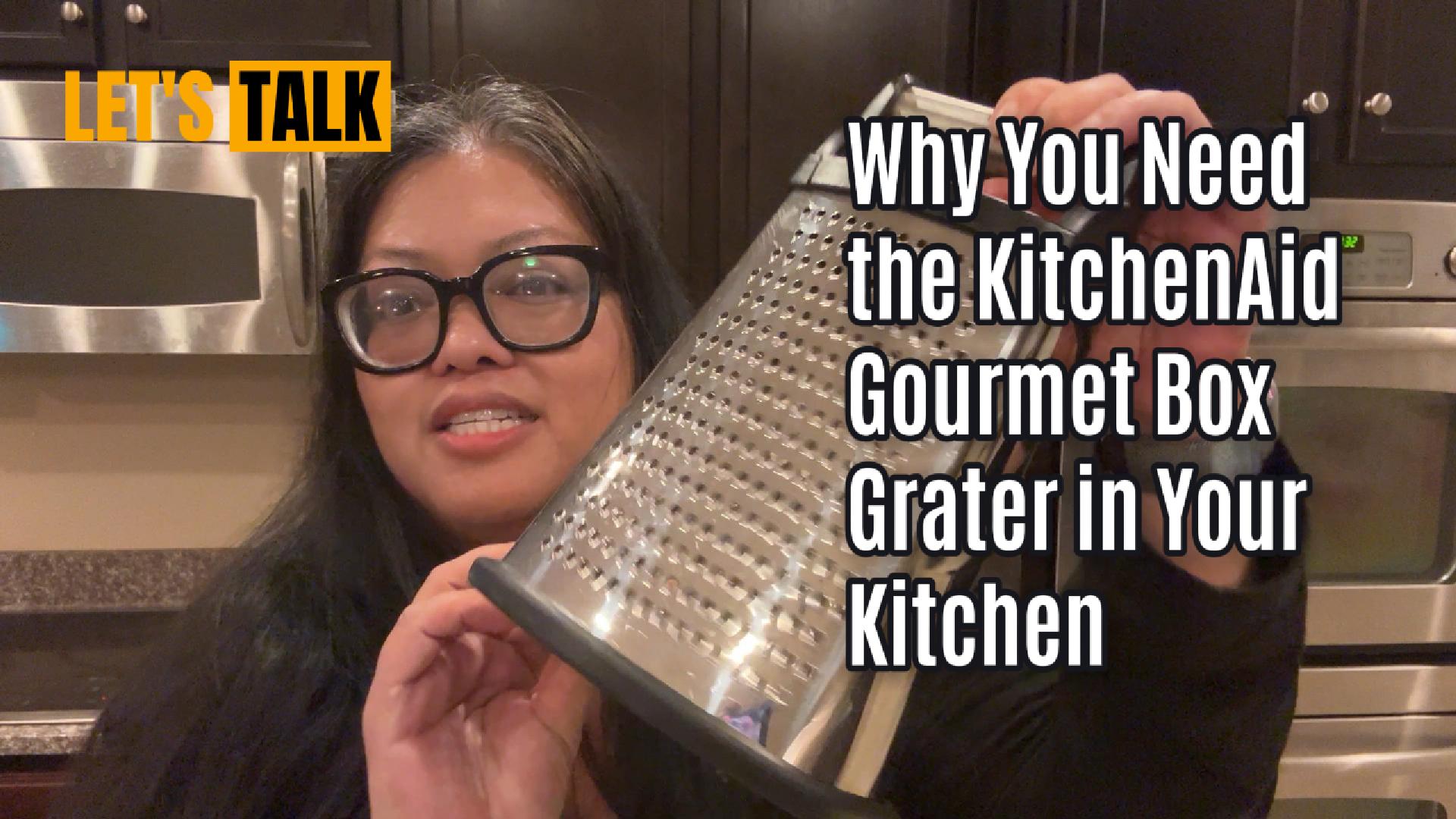 Watch Why You Need the KitchenAid Gourmet Box Grater in Your Kitchen on ...