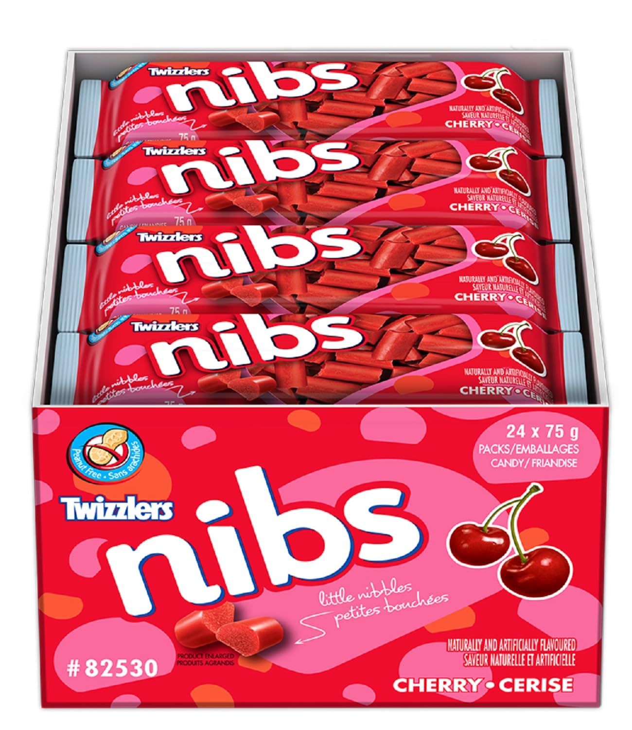 24-pack Cherry Twizzlers Nibs, 75g per bag from Canada in Nepal at NPR 8904, Rating: 5